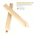 5 Pcs Wood Pile Garden Supplies Ground Stake Wooden Pillar Post for ...