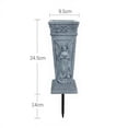 Angel Memorial Cemetery Vase with Stake Stone-like Resin Grave Planter ...