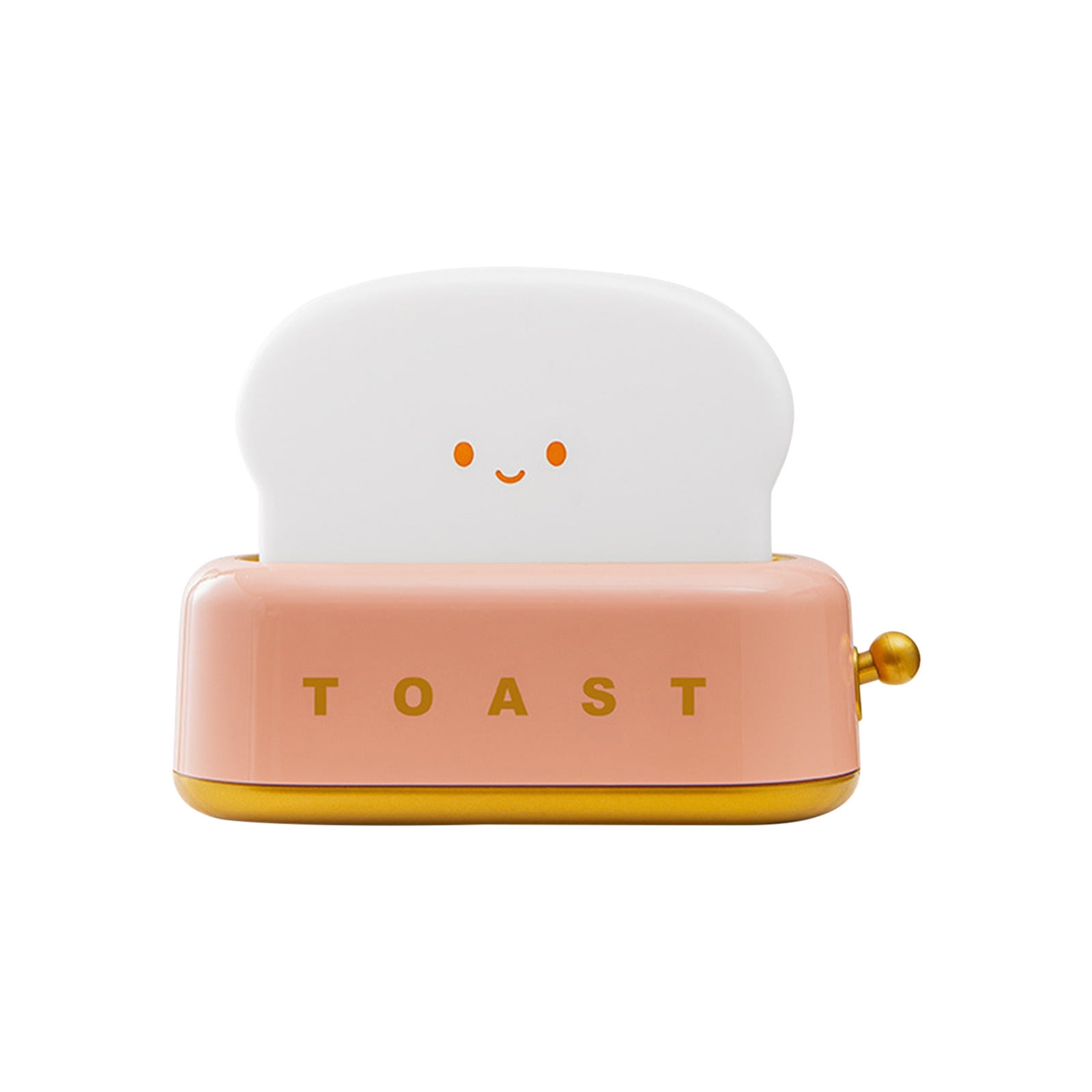 JeashCHAT Cute Desk Decor Toaster Lamp, Kawaii LED Toast Bread Night ...