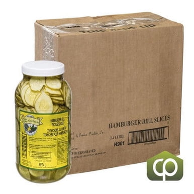 Click here for Cool Crisp Refrigerated Hamburger Pickle Slices 1/... prices
