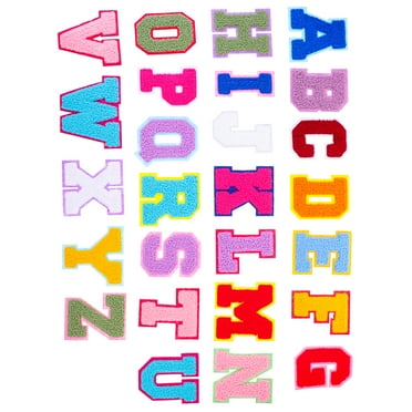 Bright Creations Iron On Alphabet Letter Patches A - Z (31 Count ...