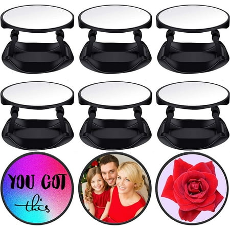 Dawht 10 Pieces Blank Sublimation Phone Holders Collapsible Phone Grip ...