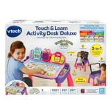 VTech Interactive Touch & Learn Activity Desk Deluxe, Pink Toddler Desk ...