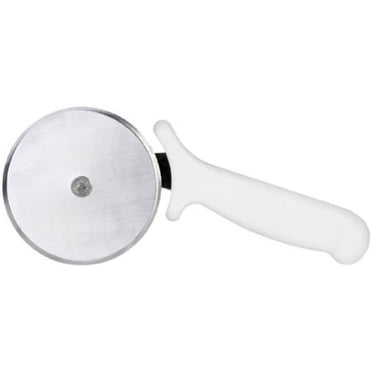 Mercer Culinary Millennia Pizza Cutter with White Handle, 5 Inch Wheel ...