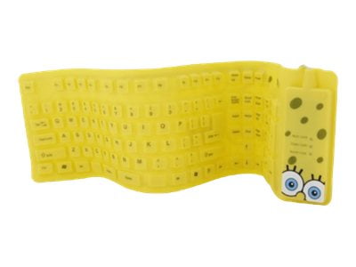 Sakar SpongeBob SquarePants Rollable - Keyboard - wireless - USB ...