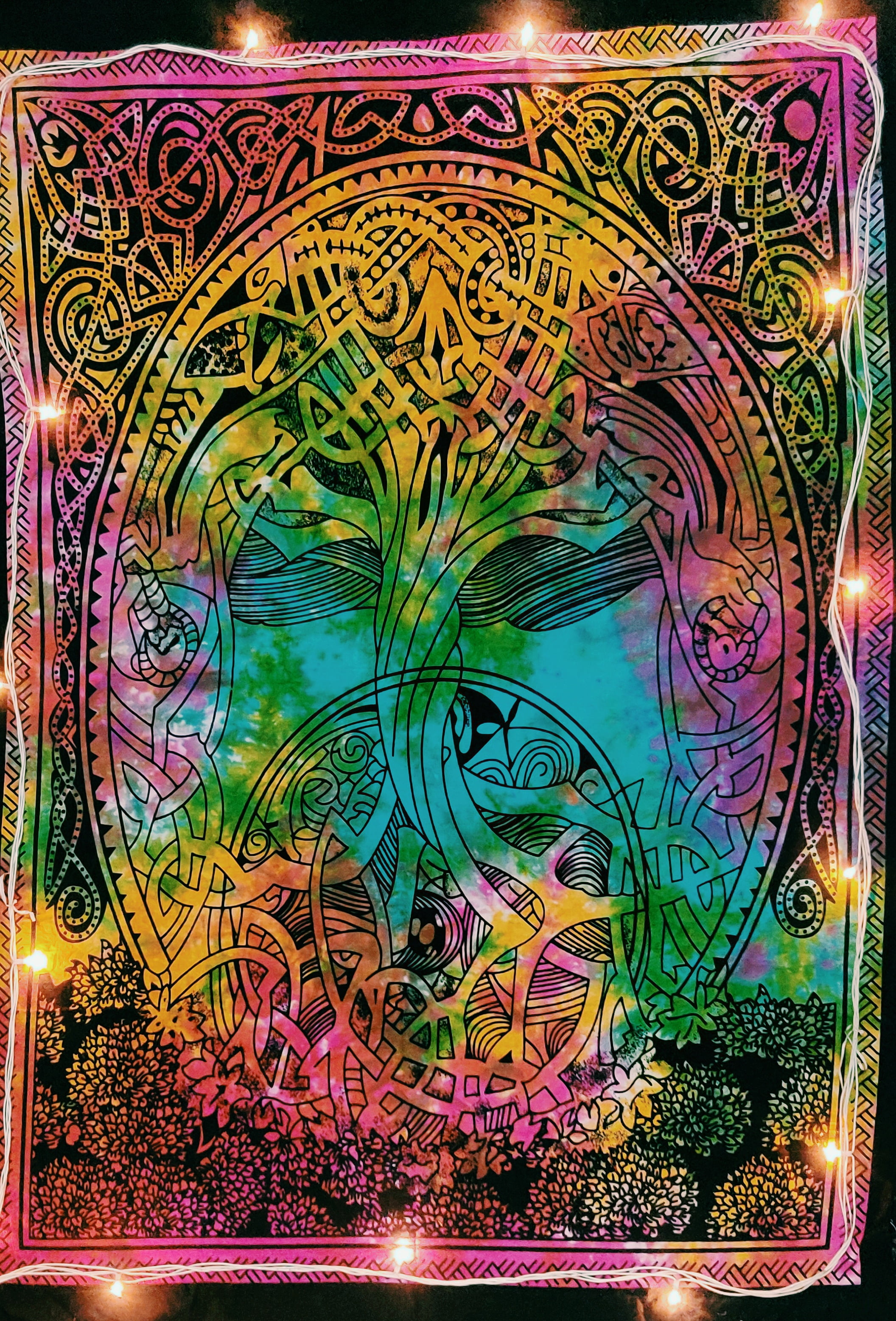 Psychedelic Tree Art