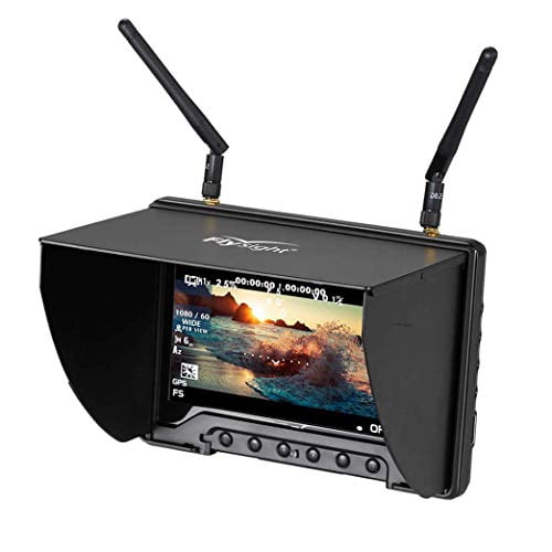 5.8Ghz FPV Monitor Black Pearl Flysight RC801 FPV Diversity Monitor7 ...