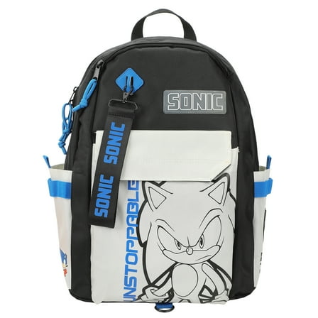Sonic the Hedgehog Reversible Character 16.5" Backpack - Walmart.com