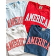 AMERICA Gingham Tee Red White & Blue Patriotic Shirt Little Mama Shirt ...