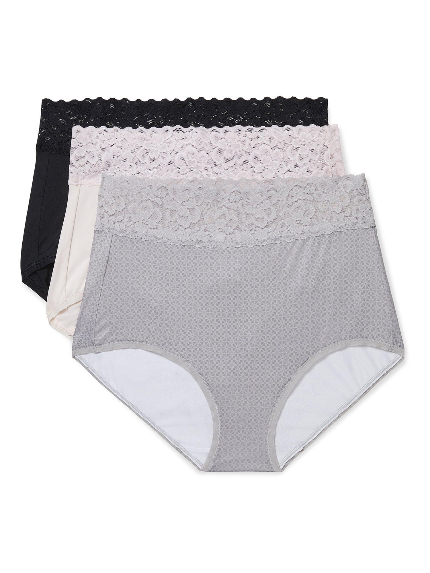 Warners® Blissful Benefits Ultra Soft Microfiber Brief 3-Pack RS3183W ...