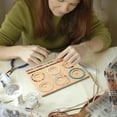 Bamboo Bead Board for Jewelry Making - Beading Tray for Bracelet DIY ...