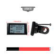 Ebike SW900 LCD Display Control Electric Bicycle Speed Meter Plug ...