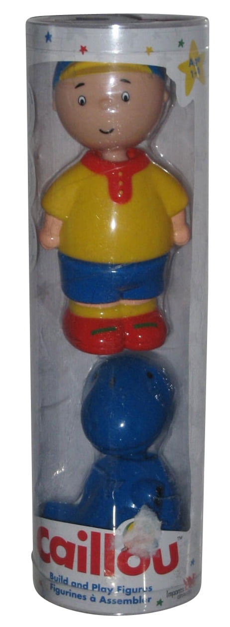 Caillou & Tube Surprise Rexy Dinosaure Bleu (2015) Imports Dragon ...