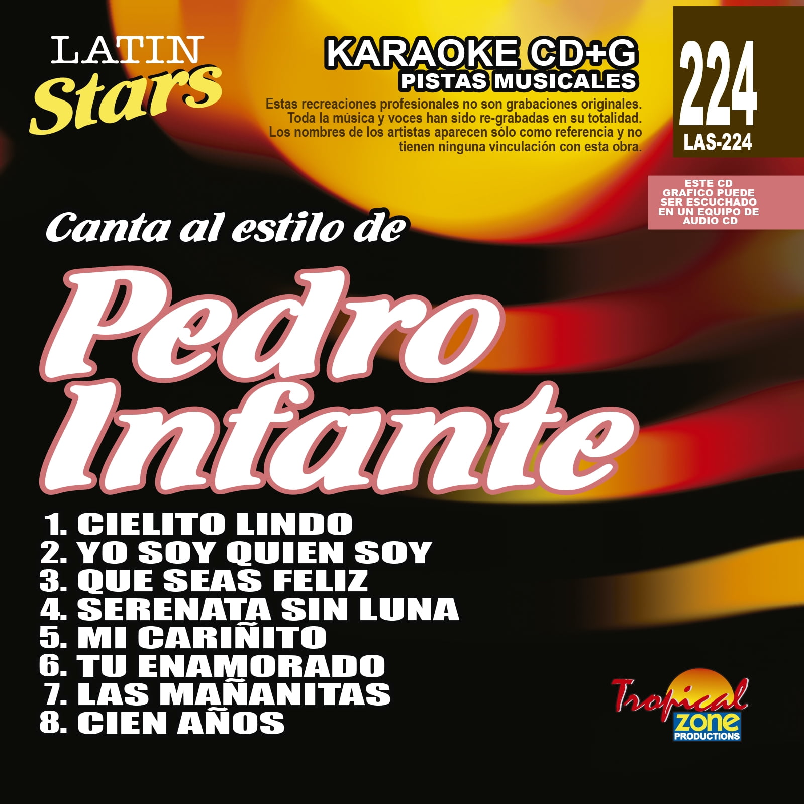Karaoke Latin Stars 224 Pedro Infante - Walmart.com