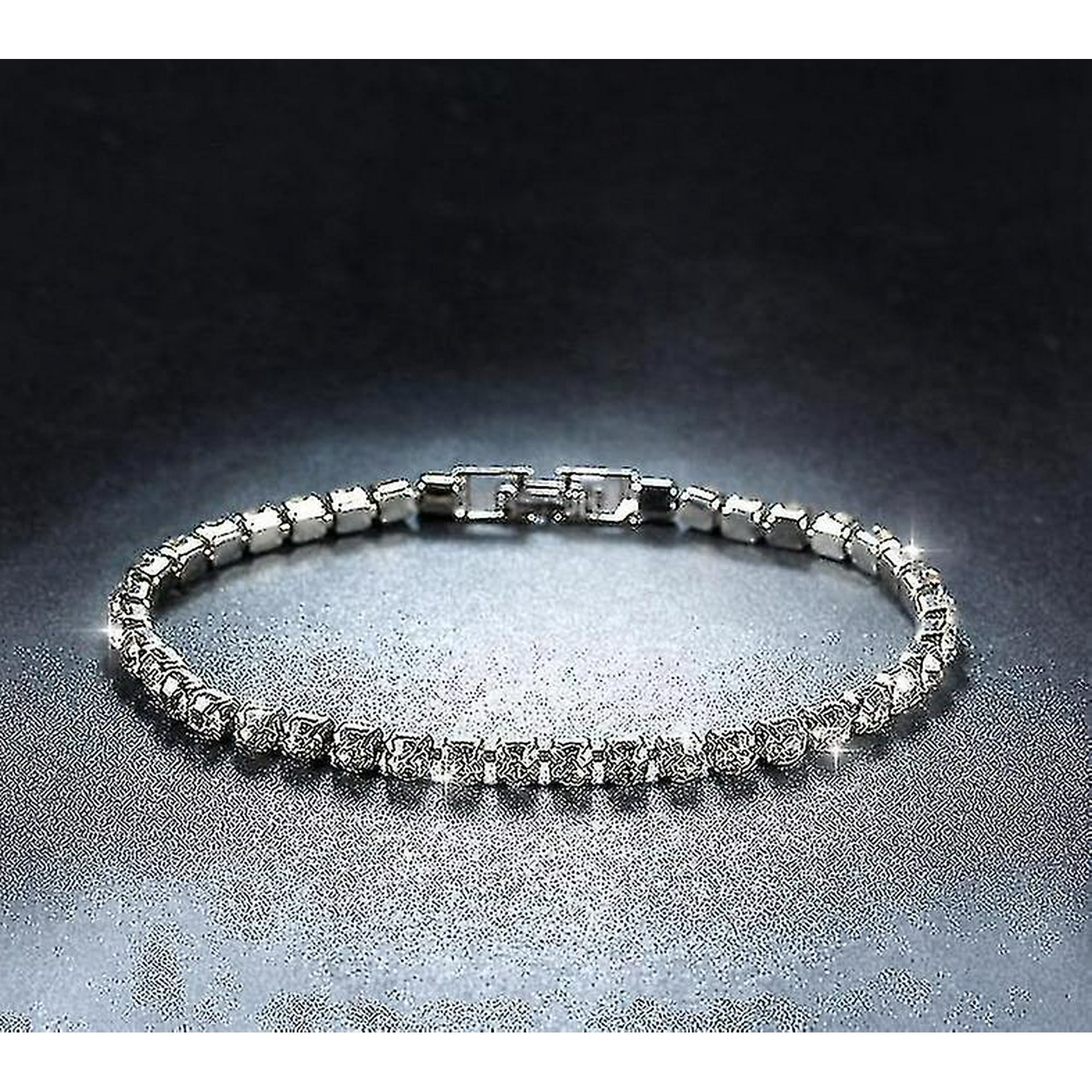 Click here for Active 925 Sterling Silver Tennis Womens Bracelets... prices