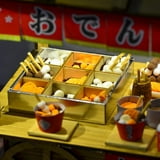 MagiDeal Crafts with LED Oden Stall Stand Wooden s Toy Gift - Walmart.com