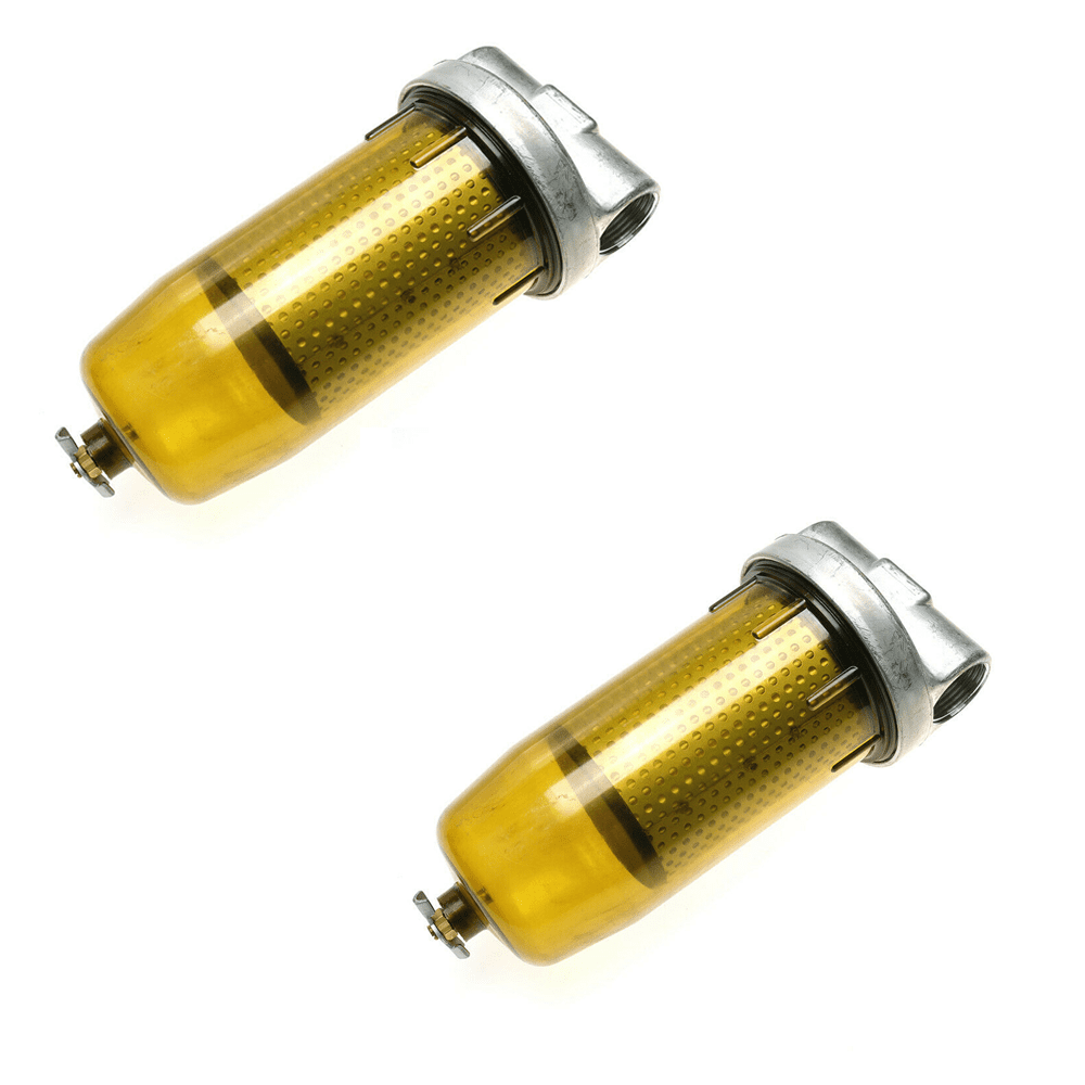 LisFaxbo 2 Packs 496 Fuel Tank Filter With 1" NPT Top Cap Assembly For ...