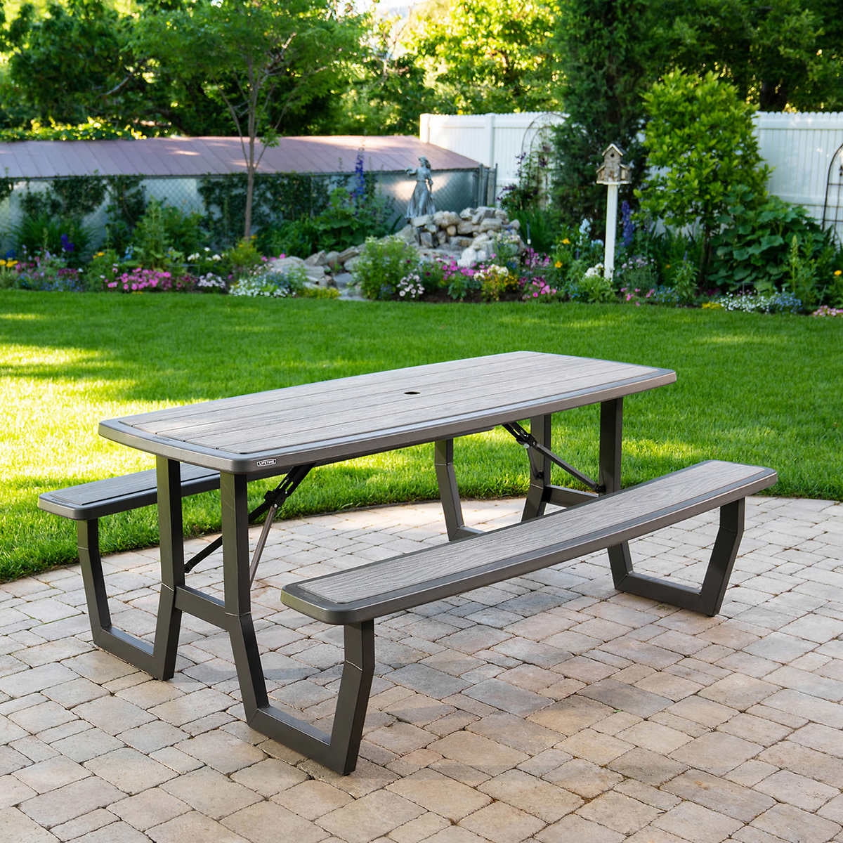 Click here for Lifetime 182.9 Cm (6 Ft.) Folding Picnic Table prices