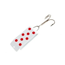 Jake's Spin 1/4 ounce Silver with Red, Fishing Spoons - Walmart.com