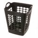 Mainstays 1.6 Bushel Flexible Square Plastic Laundry Hamper, 3 Pack ...