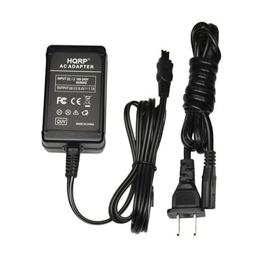 HQRP AC Power Adapter for Sony HandyCam DCR-SR68 DCR-SR88 DCR-SX43 DCR-SX44 HDR-TD10 HDR-HC3E ...