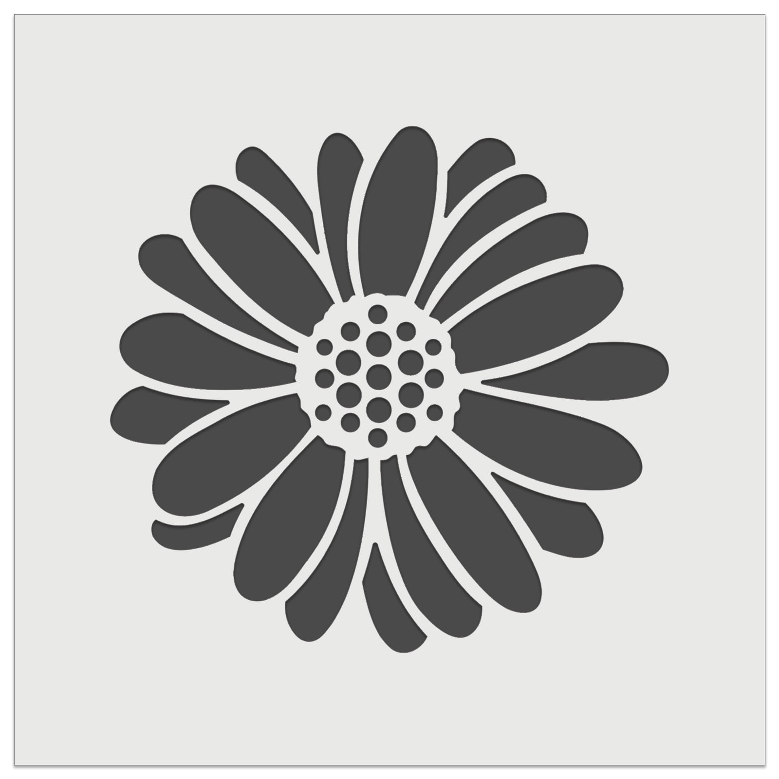 Single Daisy Flower DIY Cookie Wall Craft Stencil - 3.5 Inch - Walmart.com