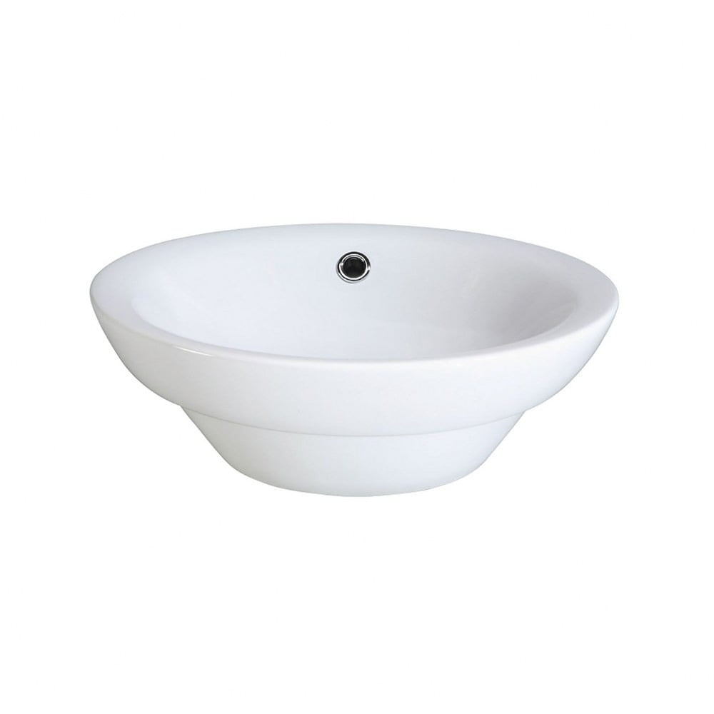 Semi Recessed Vessel Bathroom Sink – Rispa