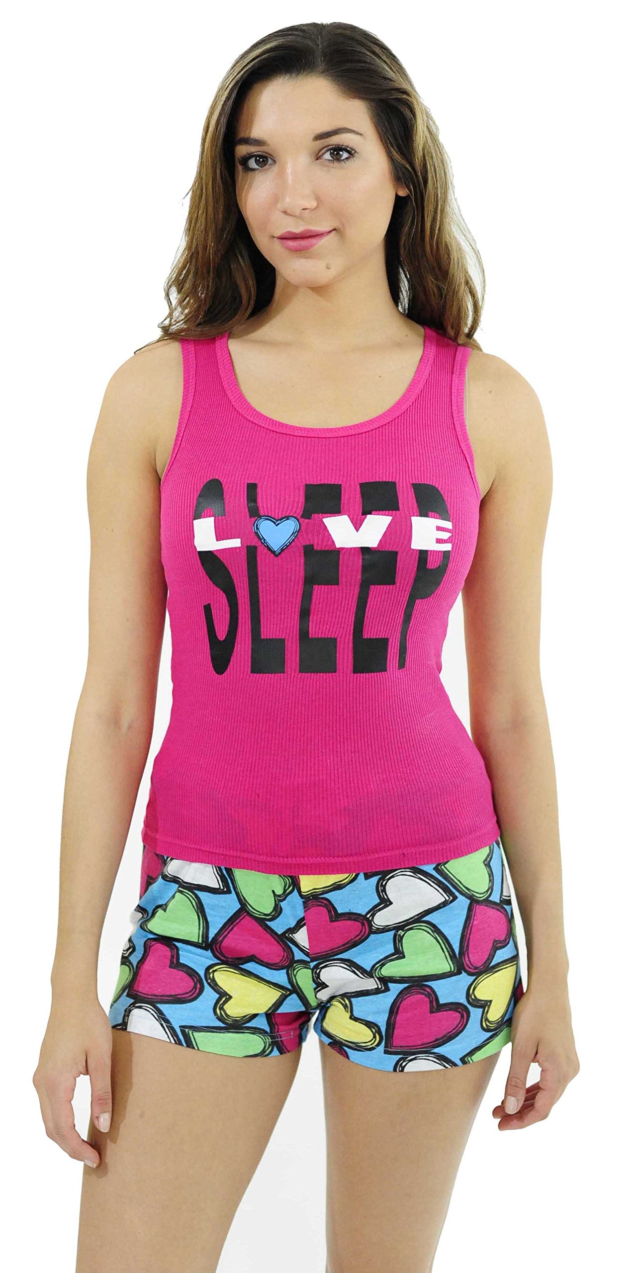 Just Love Women Sleepwear Short Sets Woman Pajamas Love Sleep Pink Just Love Women Sleepwear Short Sets Woman Pajamas Love Sleep Pink