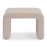Better Homes & Gardens Juliet Velvet Waterfall Ottoman, Beige - Walmart.com