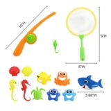 Play Day Fish & Catch 12-Piece Pool & Bath Toy Game for Kids, Ages 3 ...