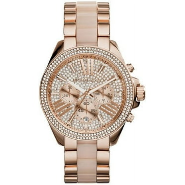 Michael Kors Women's Parker Original Wrist Watch, Stainless Steel, Rose ...
