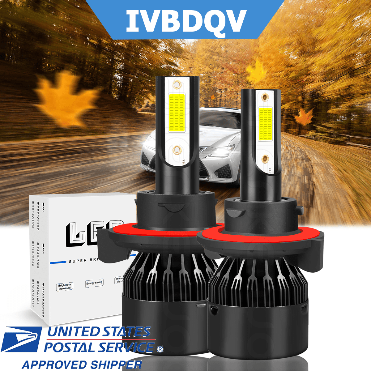 H13/9008 LED Headlight Bulbs High/Low Beam 6500K for Ford Explorer 2006 ...