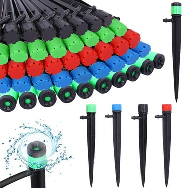 30 Pcs Drip Emitters Sprayer, 360 Degree Adjustable Water Flow ...