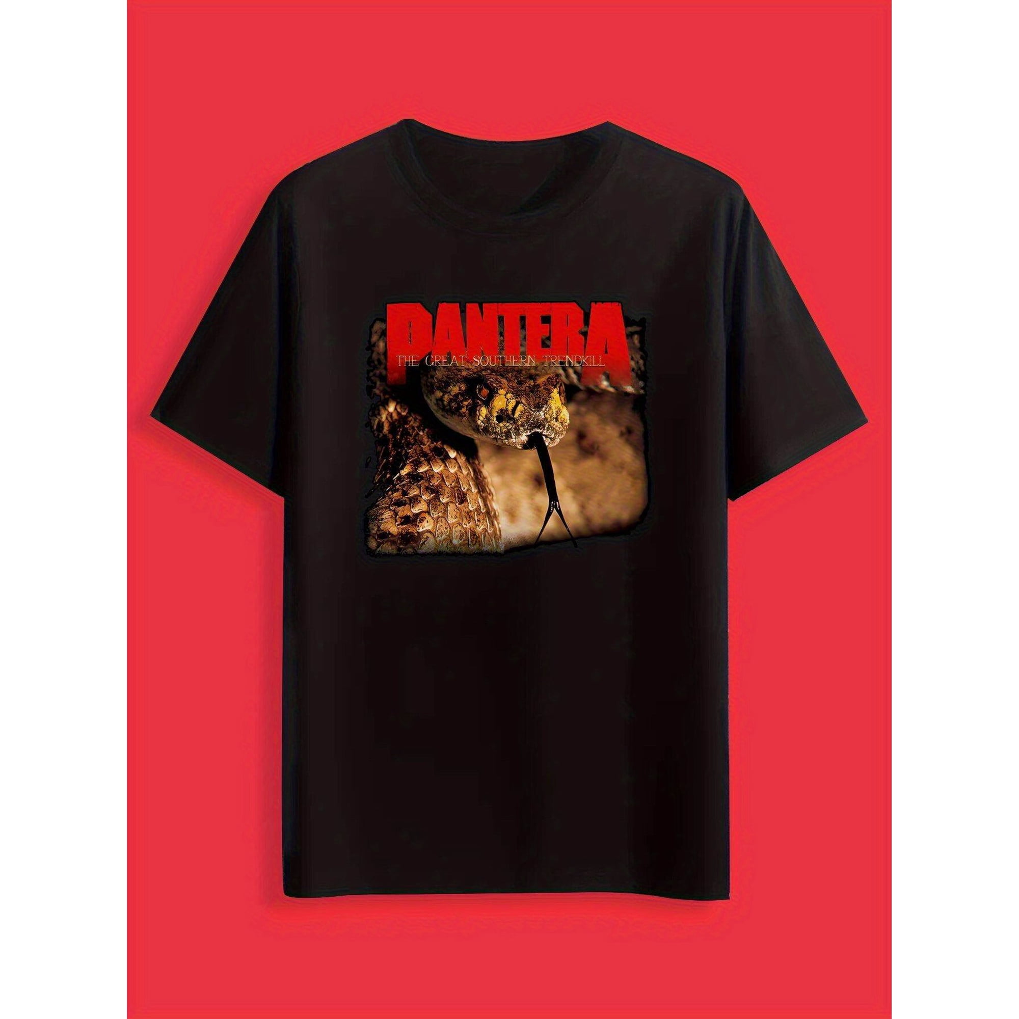 Click here for Yingd Mens Summer Fashion Black Pantera Graphic T... prices