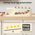 KMSS Egg Holder Automatic Rolling Kitchen Egg Organizer Eggs Dispenser ...