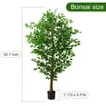 6FT Artificial Ficus Tree, Tall Fake Potted Ficus Tree with Planter ... 6FT Artificial Ficus Tree, Tall Fake Potted Ficus Tree with Planter ...