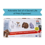 The Secret Life of Pets - Poseable Pet Figures 4-Pack - Walmart.com