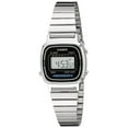Casio Ladies' Stainless Steel Waterproof Sport Wrist Digital Alarm ...