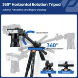 Fotopro 68 inch Camera Tripod,Horizontal 360 Tripod Portable Monopod ...