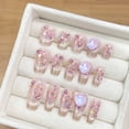Rose Lovers Pure Desire Blush Shiny Handmade Wearing Nail Pile Diamond ...