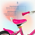 SUNLOVERR Pink Dreams 12-Inch Bike for Girls Aged 3-5 with Training ...