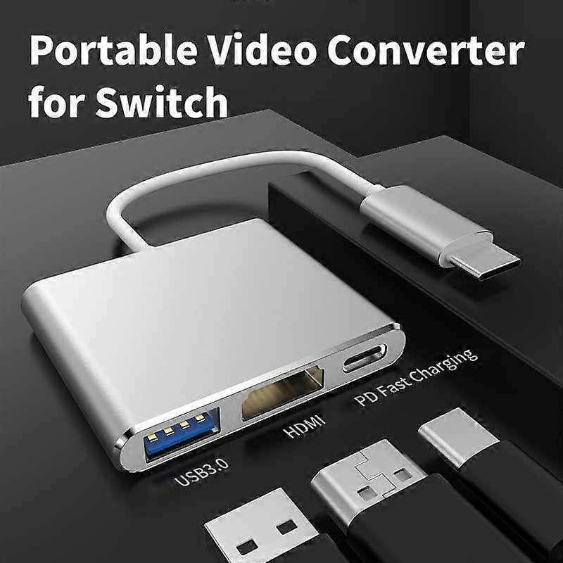 Adaptador compatible con HDMI 4K para Nintendo Switch Convertidor de ...