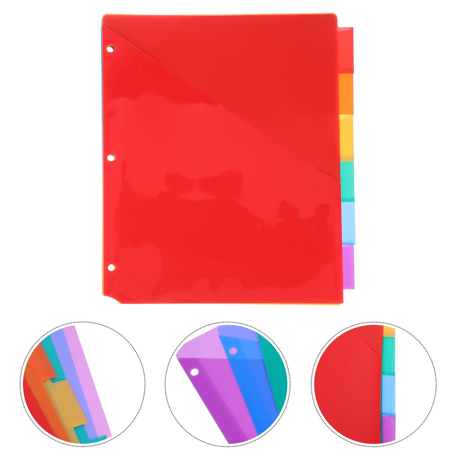 Click here for Oulii 6pcs Multicolor Tab Binder Dividers With Poc... prices