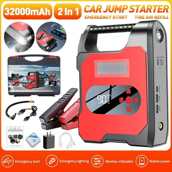 Portable Jump Starter Air Compressor