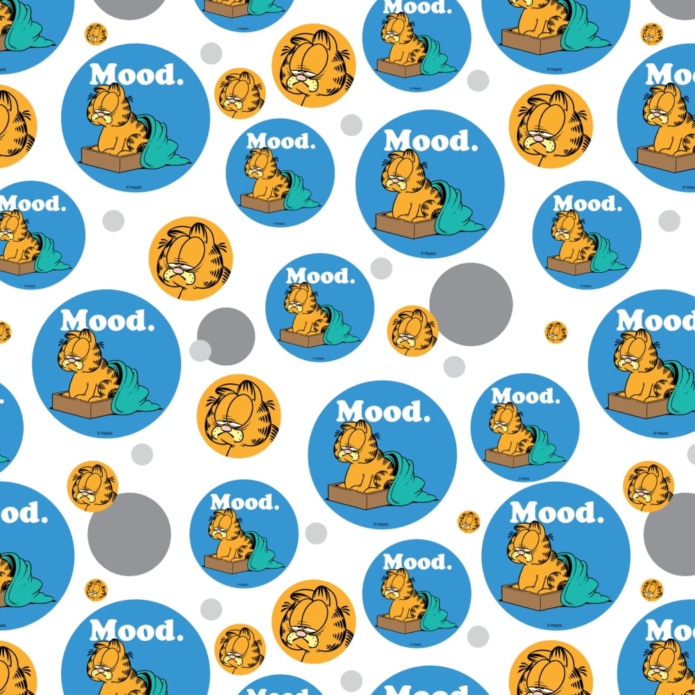 Garfield Mood Premium Gift Wrap Wrapping Paper Roll - Walmart.com