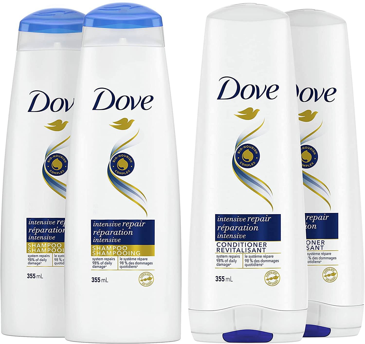 Dove Nutritive Solutions Shampoo & Conditioner Intensive Repair with ...