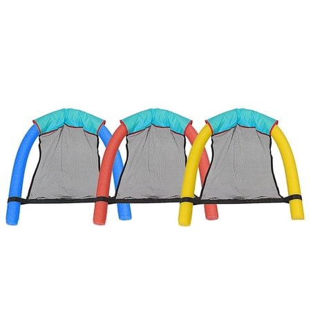 Children Water Swimming Net Chair Floating Pool Noodle Sling Mesh Chair ...