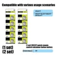10/5 Piece CR2477 Coin Button Cells 3V Voltages 1000mAh Stable Power ...