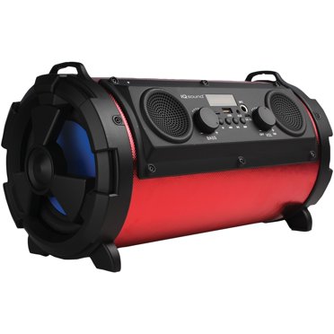 Sylvania Srcd1368bt Bluetooth Portable Cd Boom Box With Led Light ...