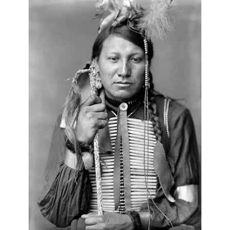Sioux Native American, C1900. /Namos Little, A Sioux Indian From ...